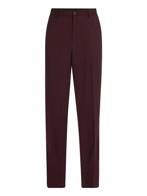 BOSS Genius Performance Tech Wool Trousers - Red