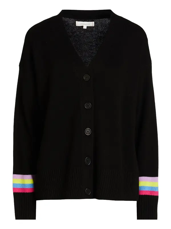 Chinti & Parker Wool And Cashmere-blend Cardigan - Black