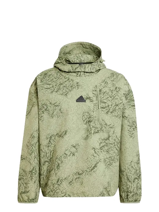 Adidas City Escape Woven Hoodie - Tent Green
