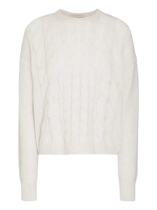 Autumn Cashmere Cable-knit Sweater - Off-white