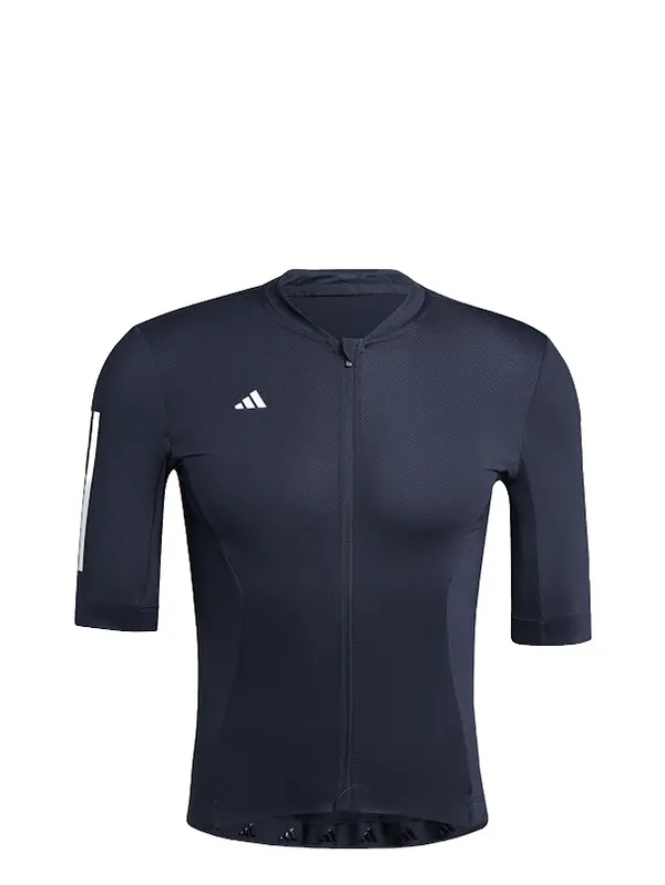 Adidas Tempo 3-stripes Cycling Jersey - Black