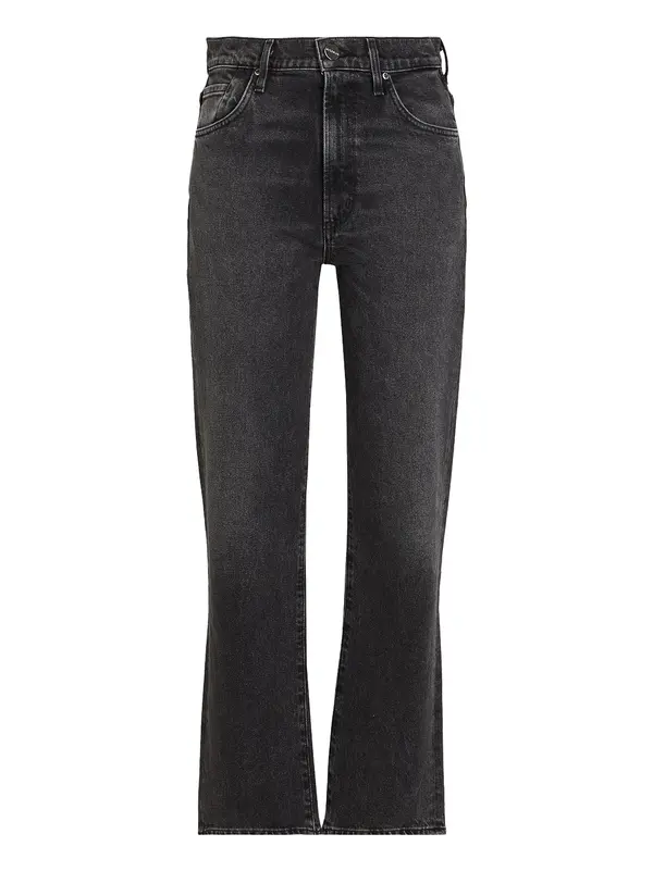 GOLDSIGN The Mellery High-rise Straight-leg Jeans - Black