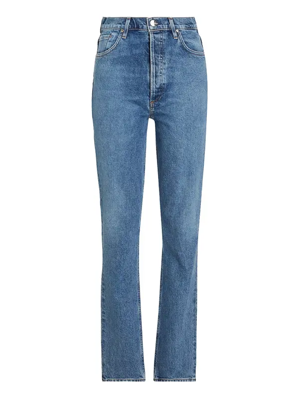 GOLDSIGN Lawler High-rise Skinny Jeans - Mid Denim