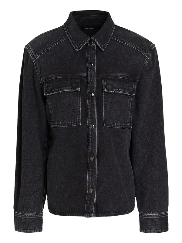 GOLDSIGN The Frey Denim Shirt - Black