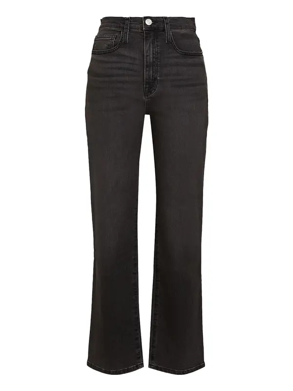 FRAME Le Jane Cropped Jeans - Dark Gray