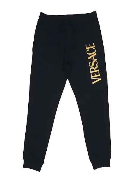 Versace Logo Sweatpants - Black