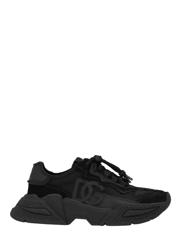 Dolce & Gabbana Daymaster Sneakers With Dg Logo - Black