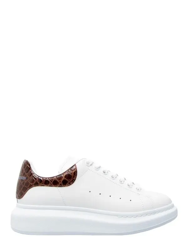 Alexander McQueen Oversized Sneakers - White/brown
