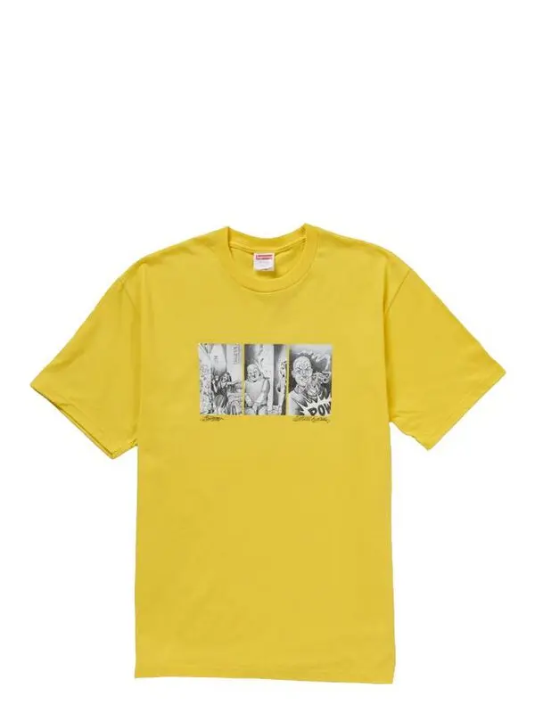 Supreme Mister Cartoon Pow Tee Shirt - Yellow
