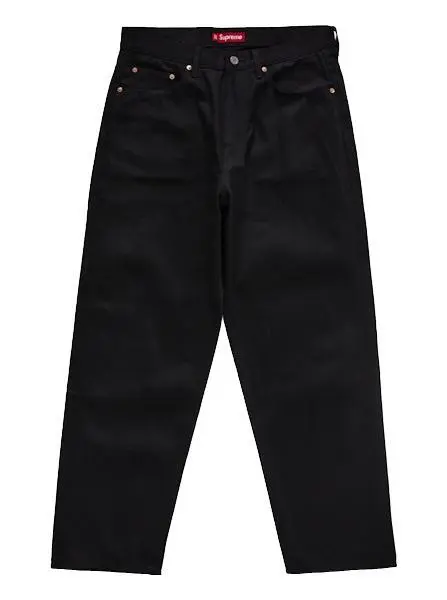 Supreme Rigid Baggy Selvedge Jean - Rigid Black