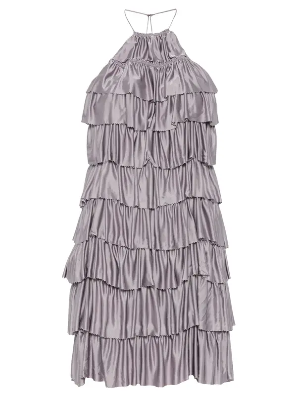 TOM FORD Ruffled A-line Dress - Purple