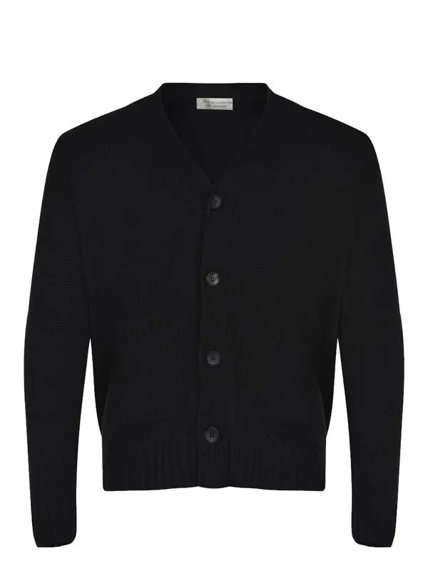 FILIPPO DE LAURENTIIS Wool Cardigan - Black