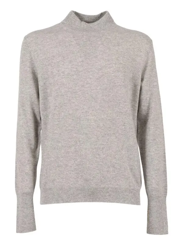 BALLANTYNE High Neck Pullover - Gray