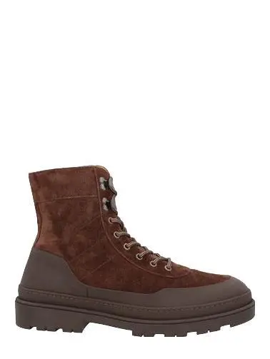 Brunello Cucinelli Lace-up Ankle Boots - Brown