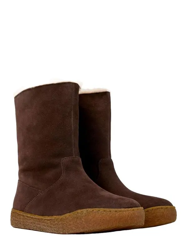Camper Peu Terreno Suede Boots - Brown