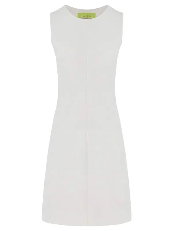 Shanghai Tang Reversible Jacquard A-line Dress - White