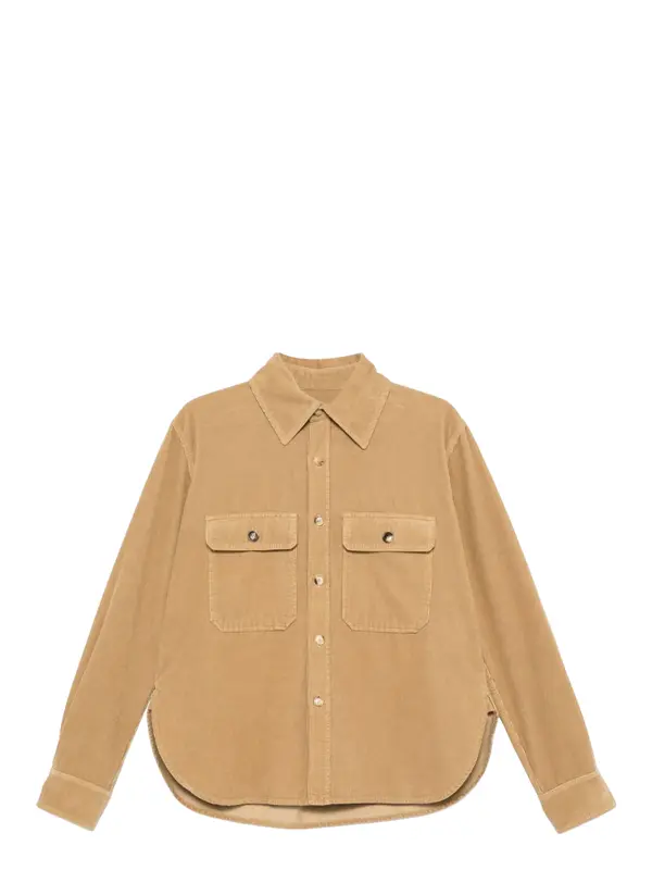 Saint Laurent Corduroy Shirt - Neutrals