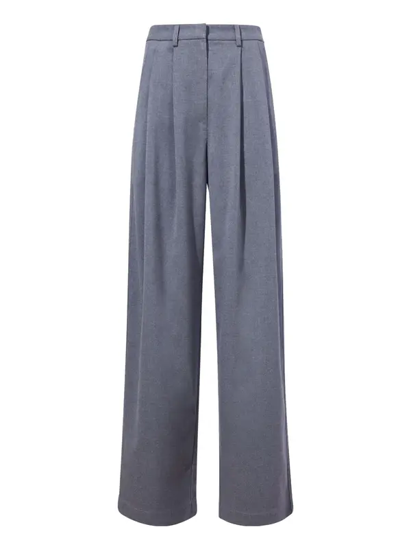 Proenza Schouler White Label Eleanor Wide Leg Trousers - Grey