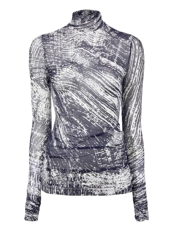 Proenza Schouler Rio Printed Top - Grey