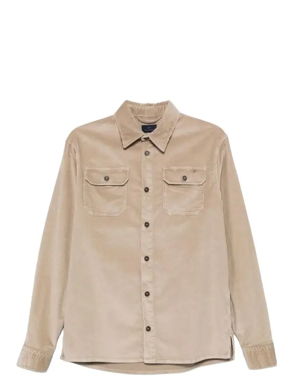 Paul & Shark Corduroy Shirt - Neutrals