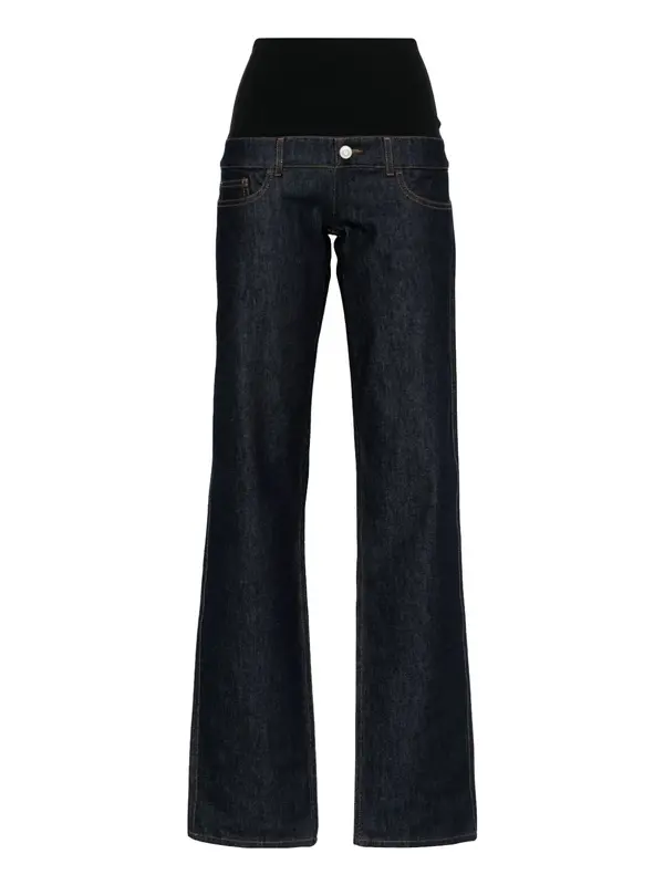Coperni Jersey Hybrid Jeans - Blue