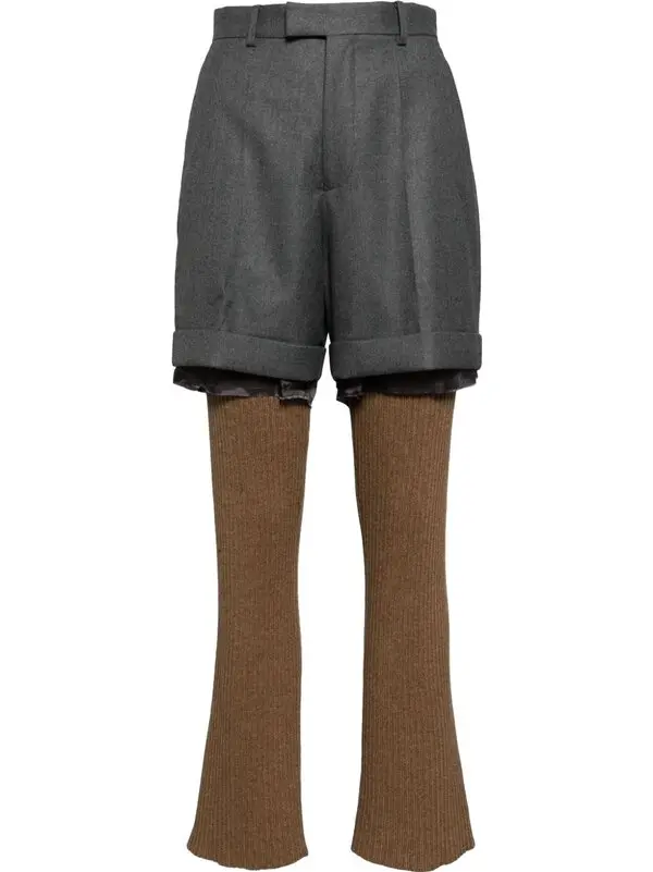 Undercover Panelled Trousers - Grey