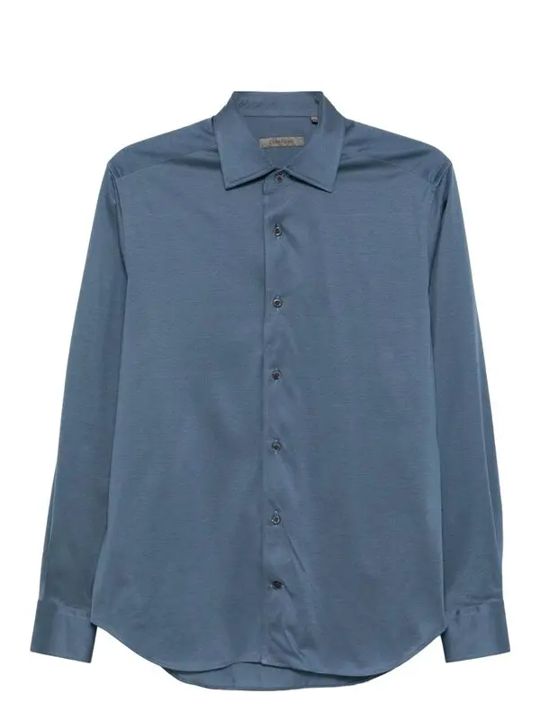 Corneliani Jersey Shirt - Blue
