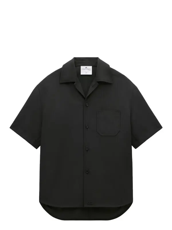 COURREGES Skater Retro Shirt - Black