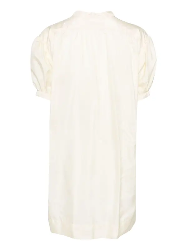 SHANSHAN RUAN Short Sleeve Blouse - Neutrals