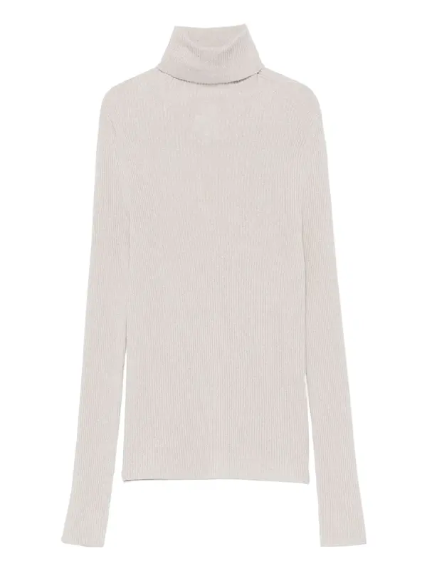 Fabiana Filippi Lamé Sweater - Grey