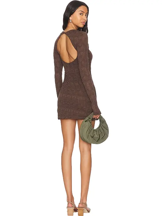 Free People Paulie Mini Dress - Hot Fudge