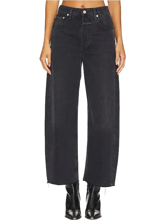 Citizens Of Humanity Ayla Crop Wide Leg Jeans - Bronson