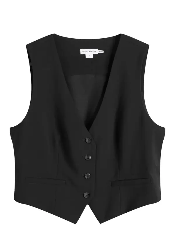 Good American Suiting Vest - Black