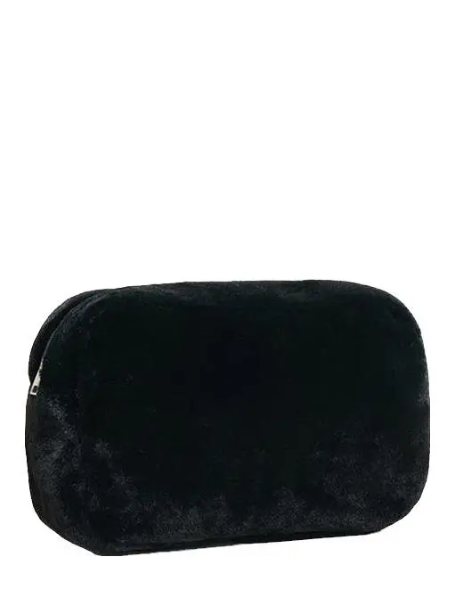 Apparis Noor Faux Fur Pouch - Noir