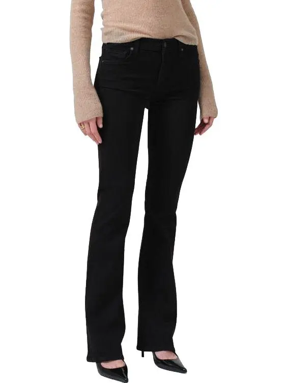 Citizens Of Humanity Lilah High-waist Bootcut Jeans - Plush Black