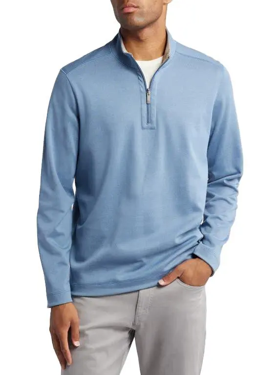 Johnston & Murphy Xc4® Reversible Performance Pullover - Light Blue