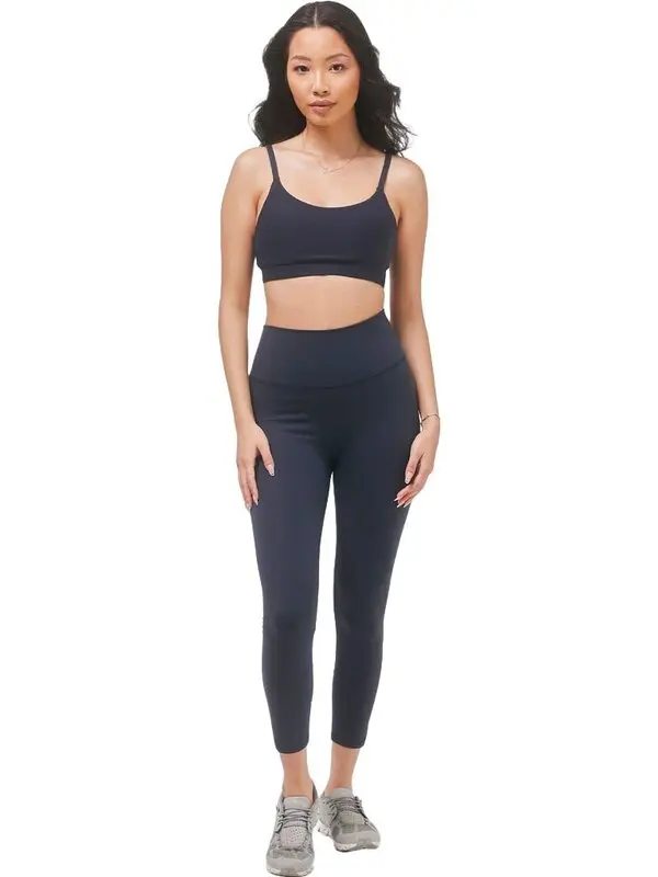 REBODY Hybrid Legging High Waist Crop Leggings 23 - Space Navy