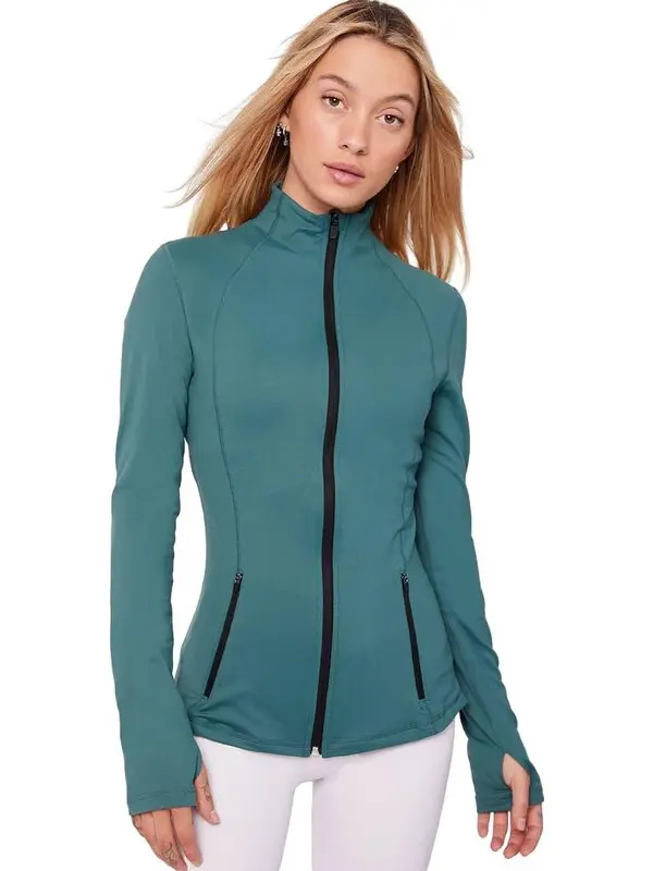 REBODY Gen Xyz Cloudlux Track Jacket - Mediterranea Green
