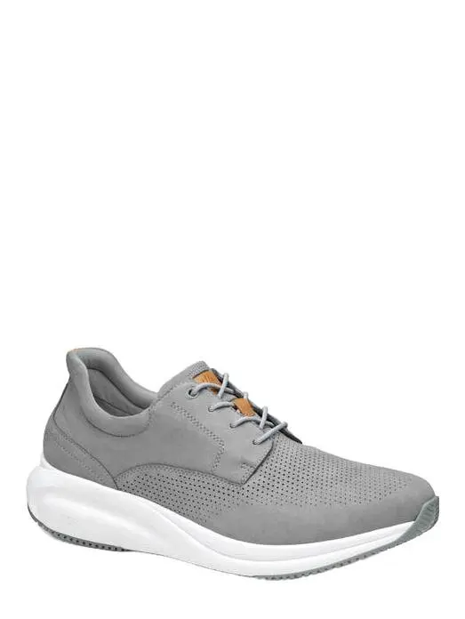 Johnston & Murphy Tr3-luxe Hybrid Waterproof Sneaker - Gray Waterproof Nubuck