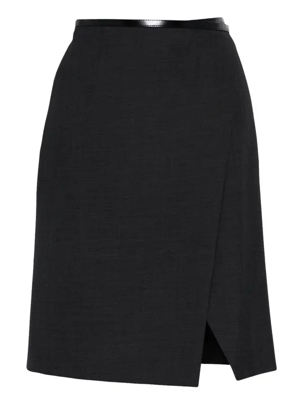 Philosophy Di Lorenzo Serafini Wrap Skirt - Grey