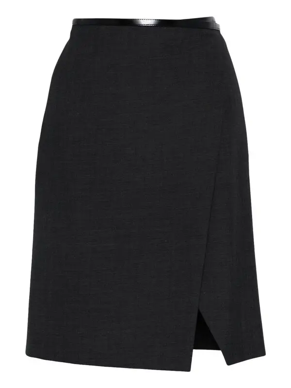 Philosophy Di Lorenzo Serafini Wrap Skirt - Grey