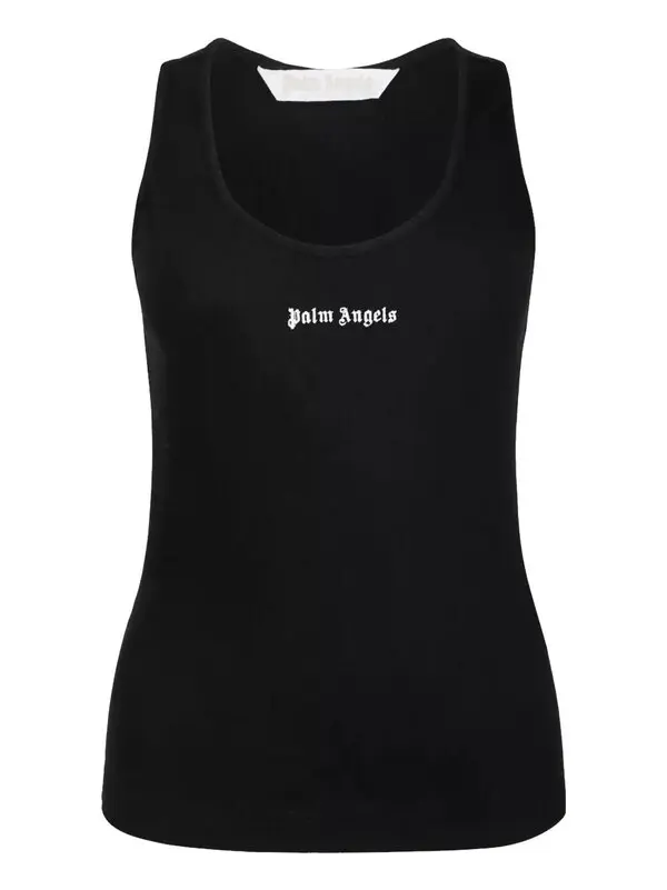 Palm Angels Classic Logo Tank Top - Black