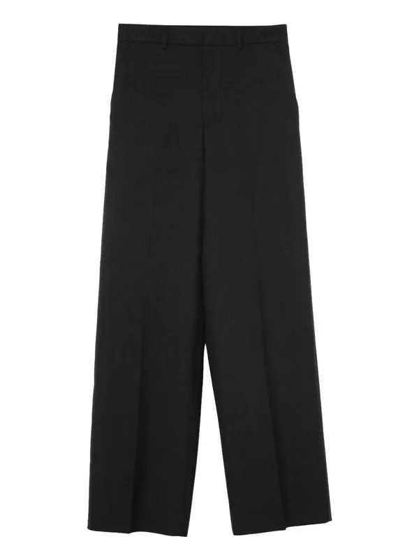 Gucci Wool Gabardine Trousers - Grey