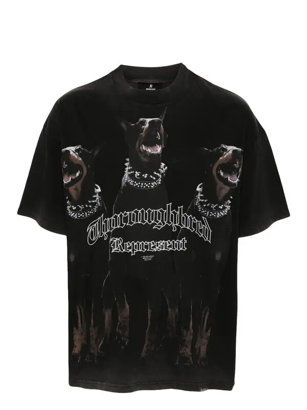 REPRESENT Thoroughbred T-shirt - Black