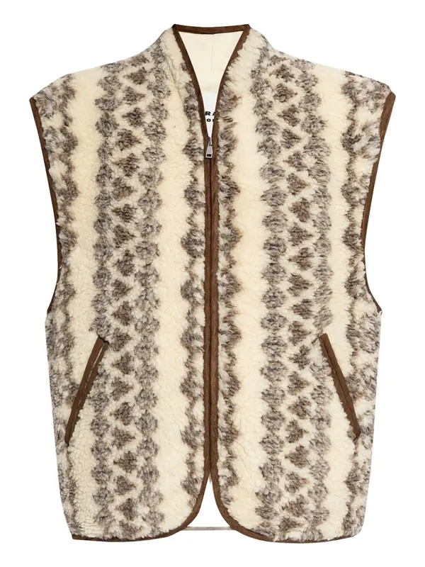 MARANT ETOILE Maximilia Gilet - Neutrals
