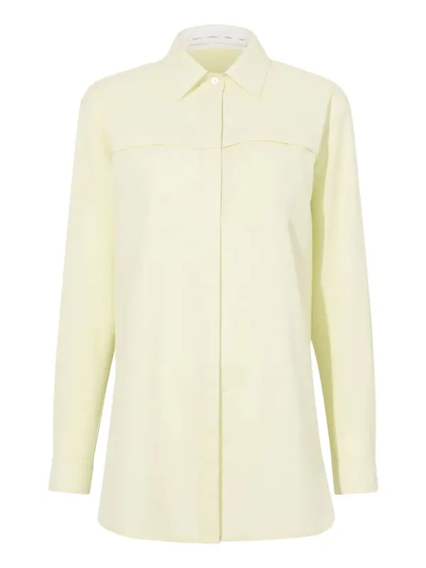 Proenza Schouler White Label Rose Shirt - Yellow