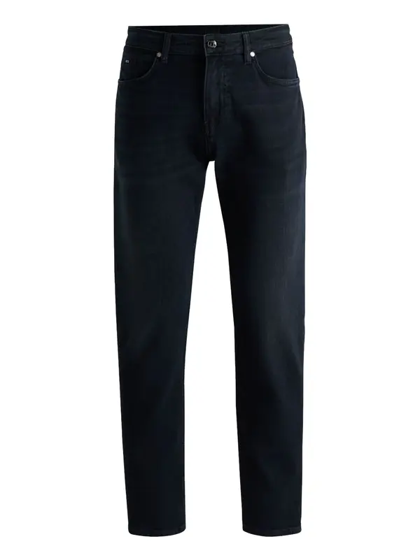 BOSS Tapered-leg Jeans - Black