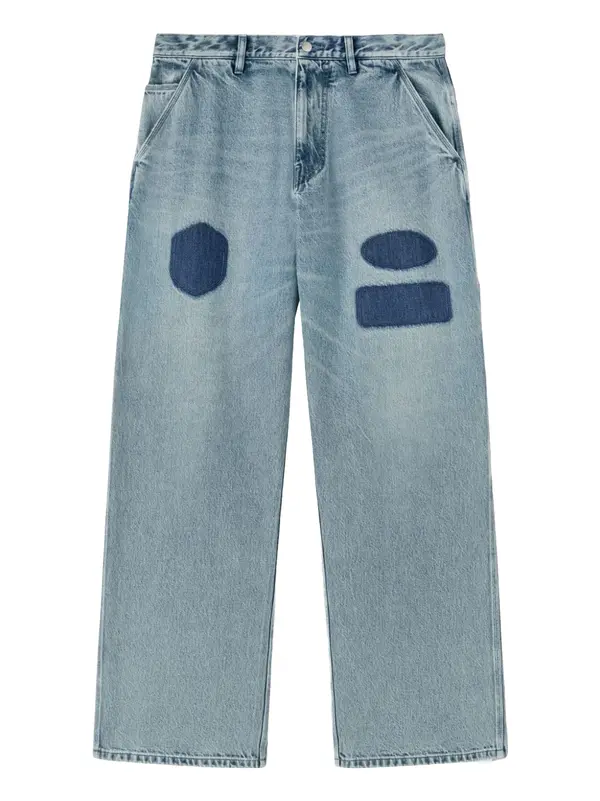 AMBUSH Cotton Straight-leg Jeans - Blue
