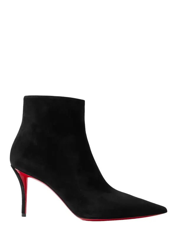 CHRISTIAN LOUBOUTIN So Apostropha 80 Ankle Boots - Black