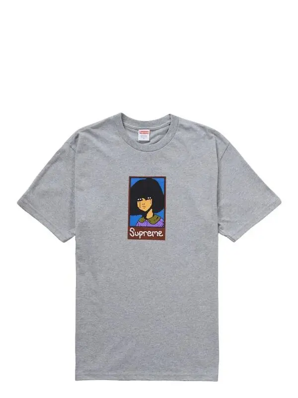 Supreme Emo Tee Shirt - Heather Grey